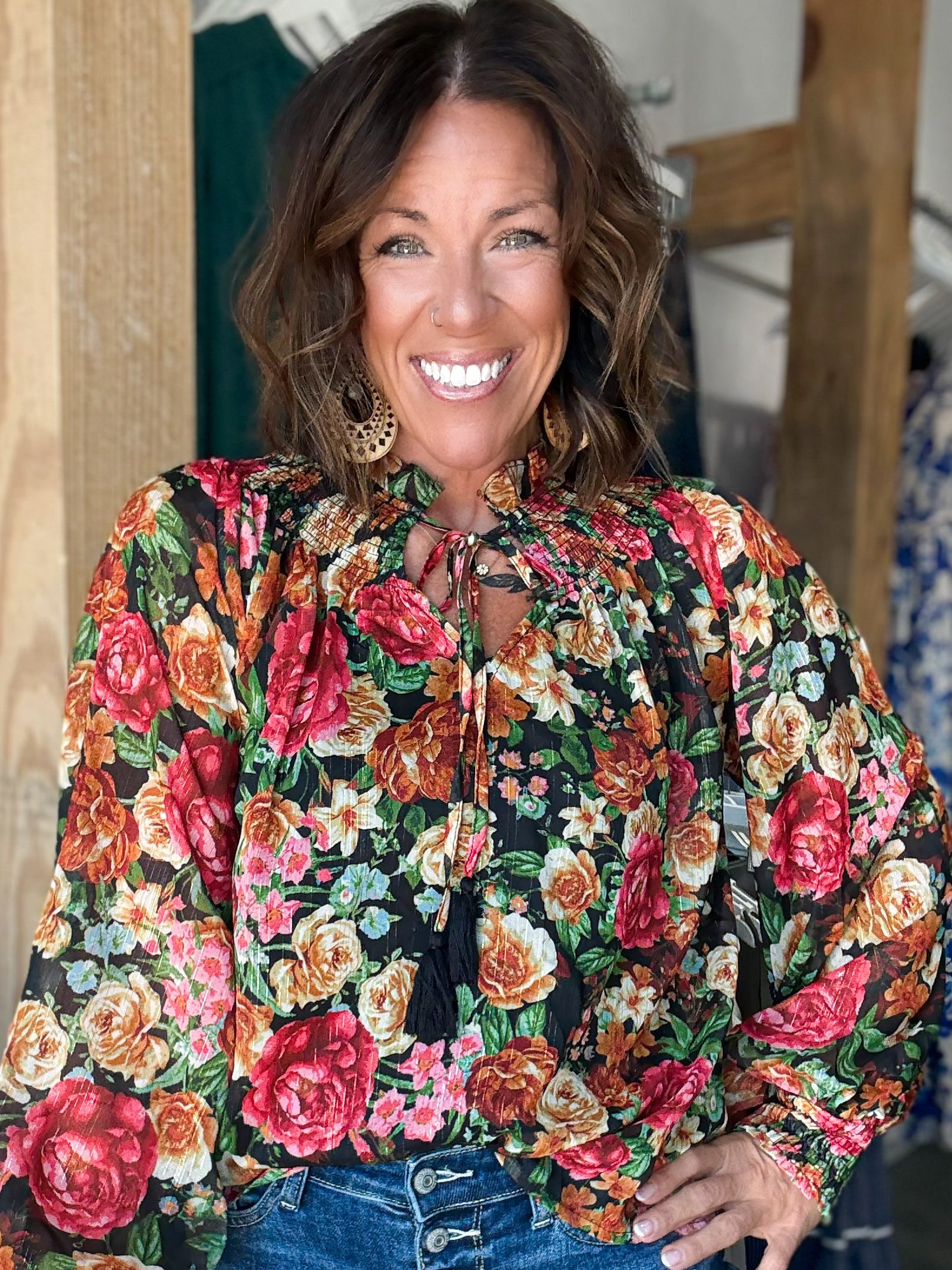 Floral Beauty Top – Statement Boutique